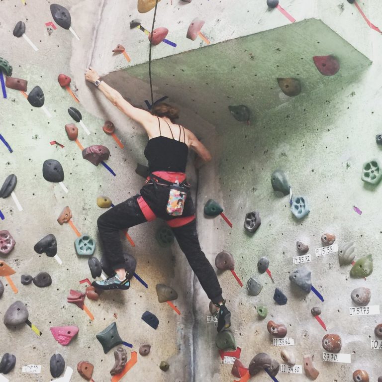 Layback Crack Training - Kris Climbing for Life