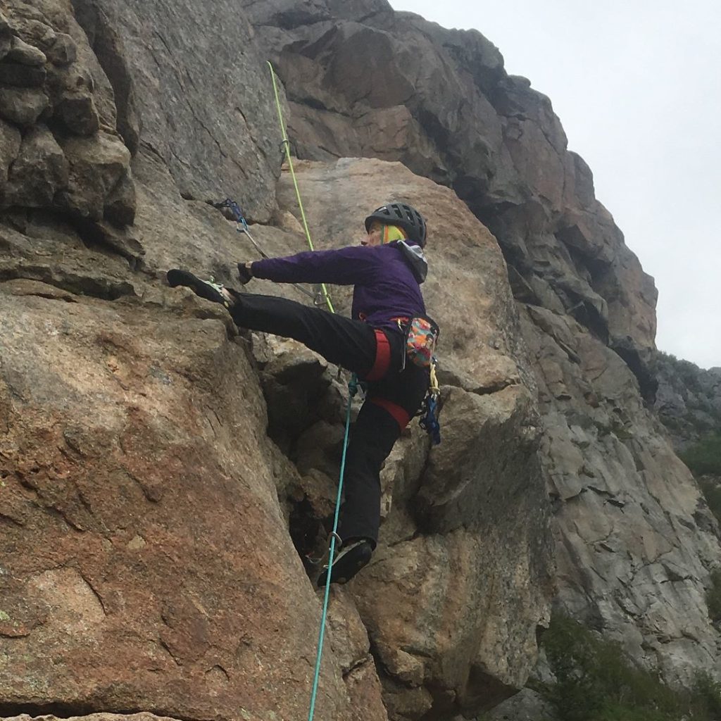 Rock Climbing - Kris Climbing for Life